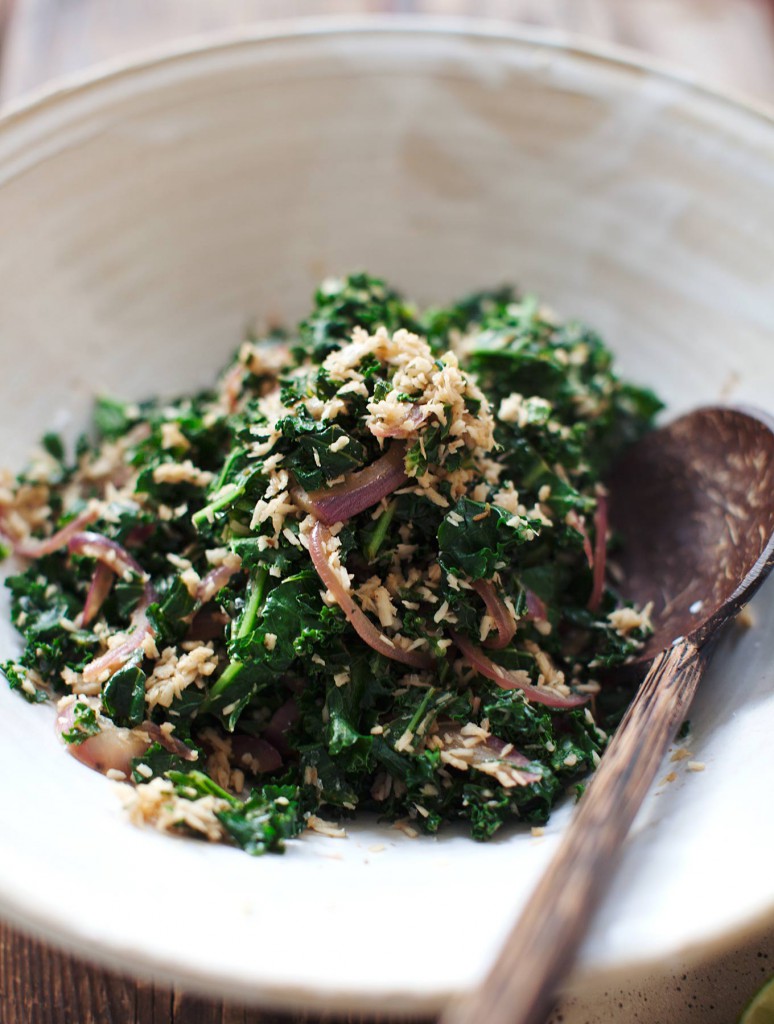 Sri Lankan Beetroot Curry & Kale Mallung - My New Roots