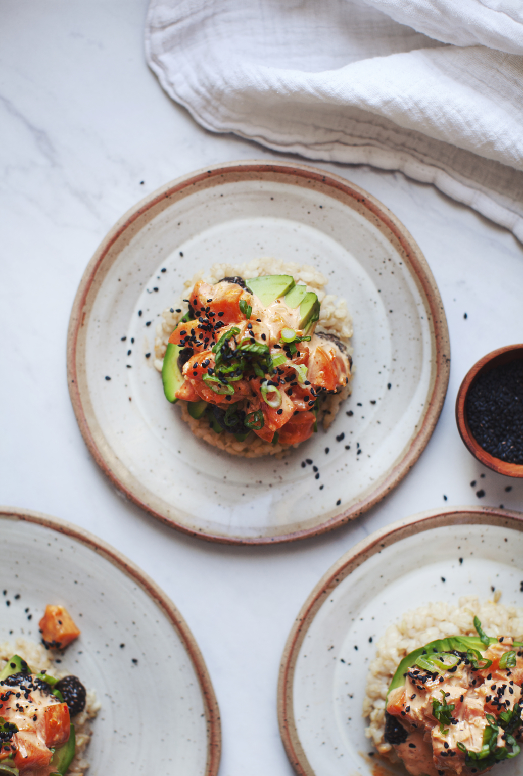 Umami Rice Stacks with Vegan Caviar - My New Roots